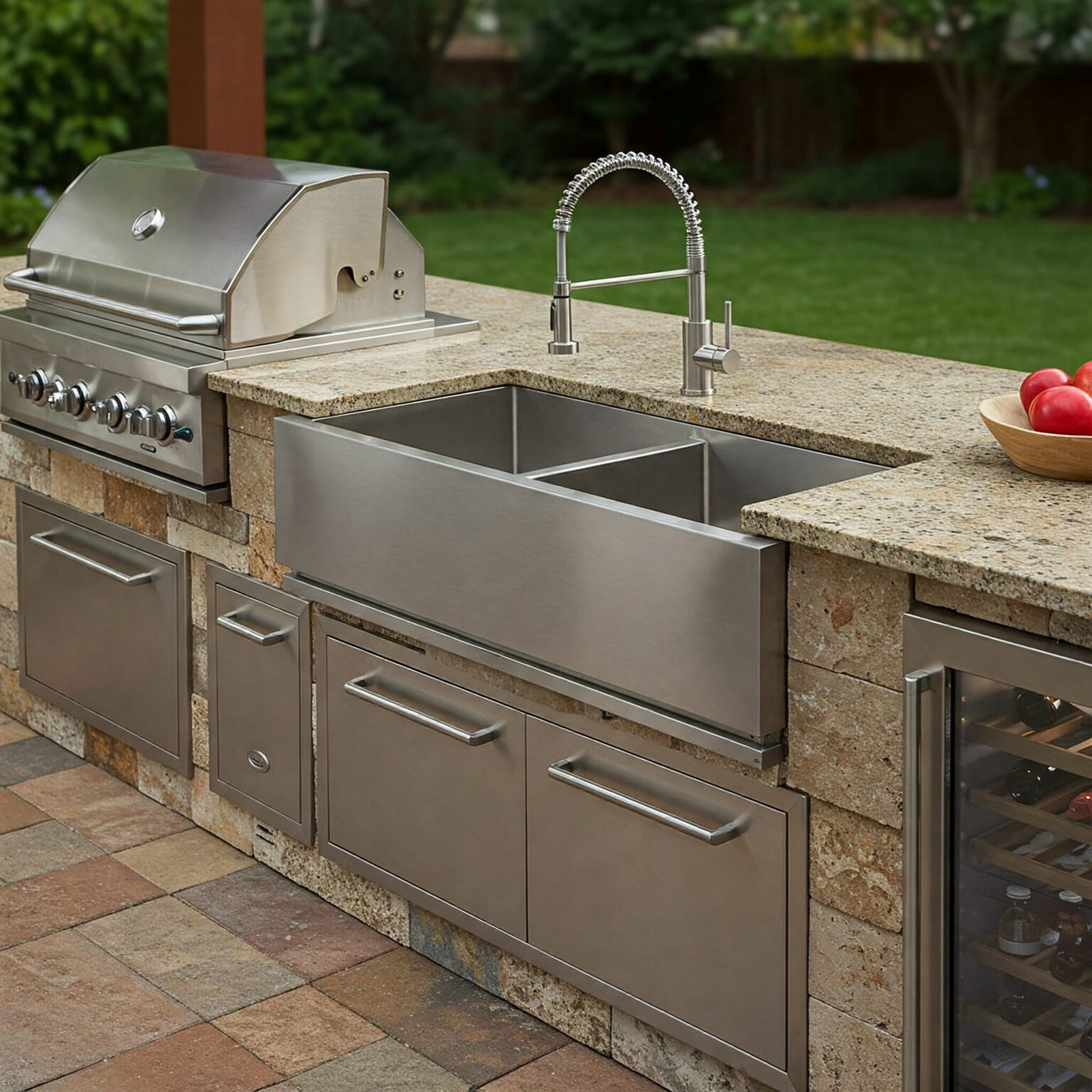 Outdoor Kitchen Sink: 7 Amazing Options to Transform Your Backyard ...