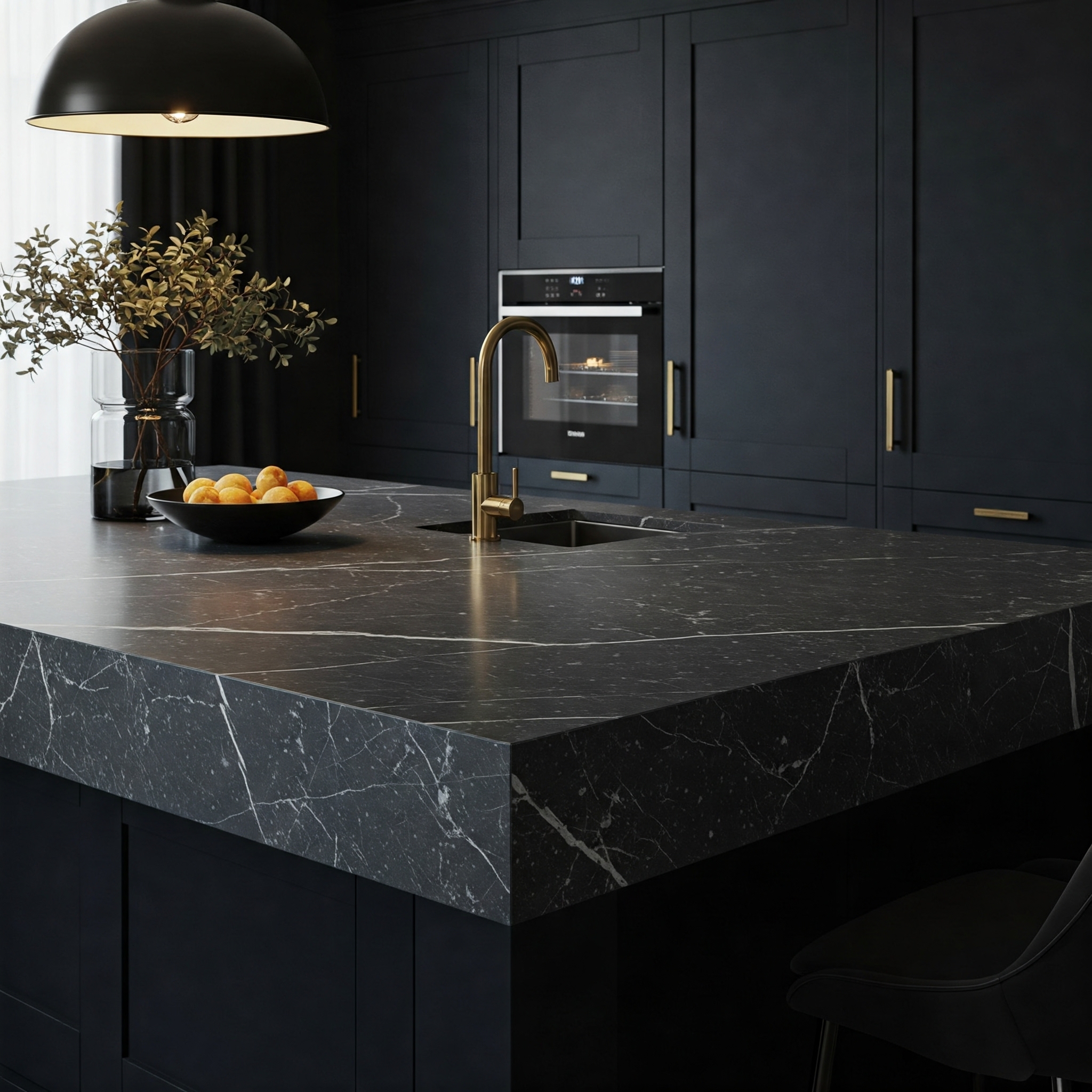 12 Breathtaking Kitchen Island with Marble Top Ideas for Ultimate ...