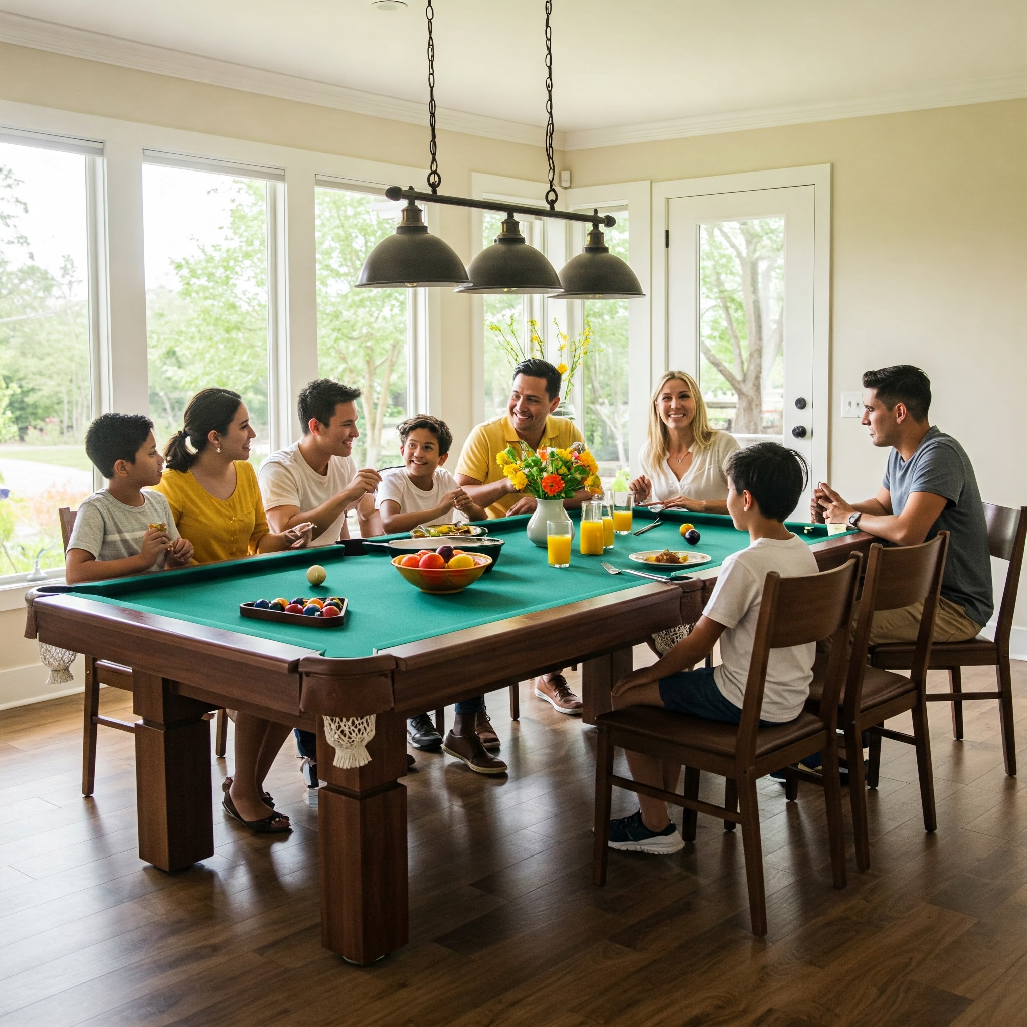 10 Incredible Pool Table Kitchen Table Options for Smart Home ...