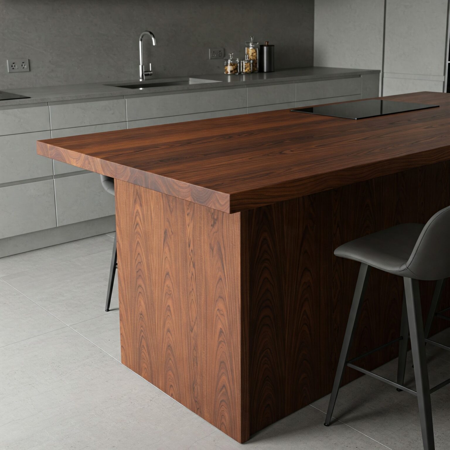 12 Stunning Ideas Stained Wood Kitchen Island Table With Legs For ...