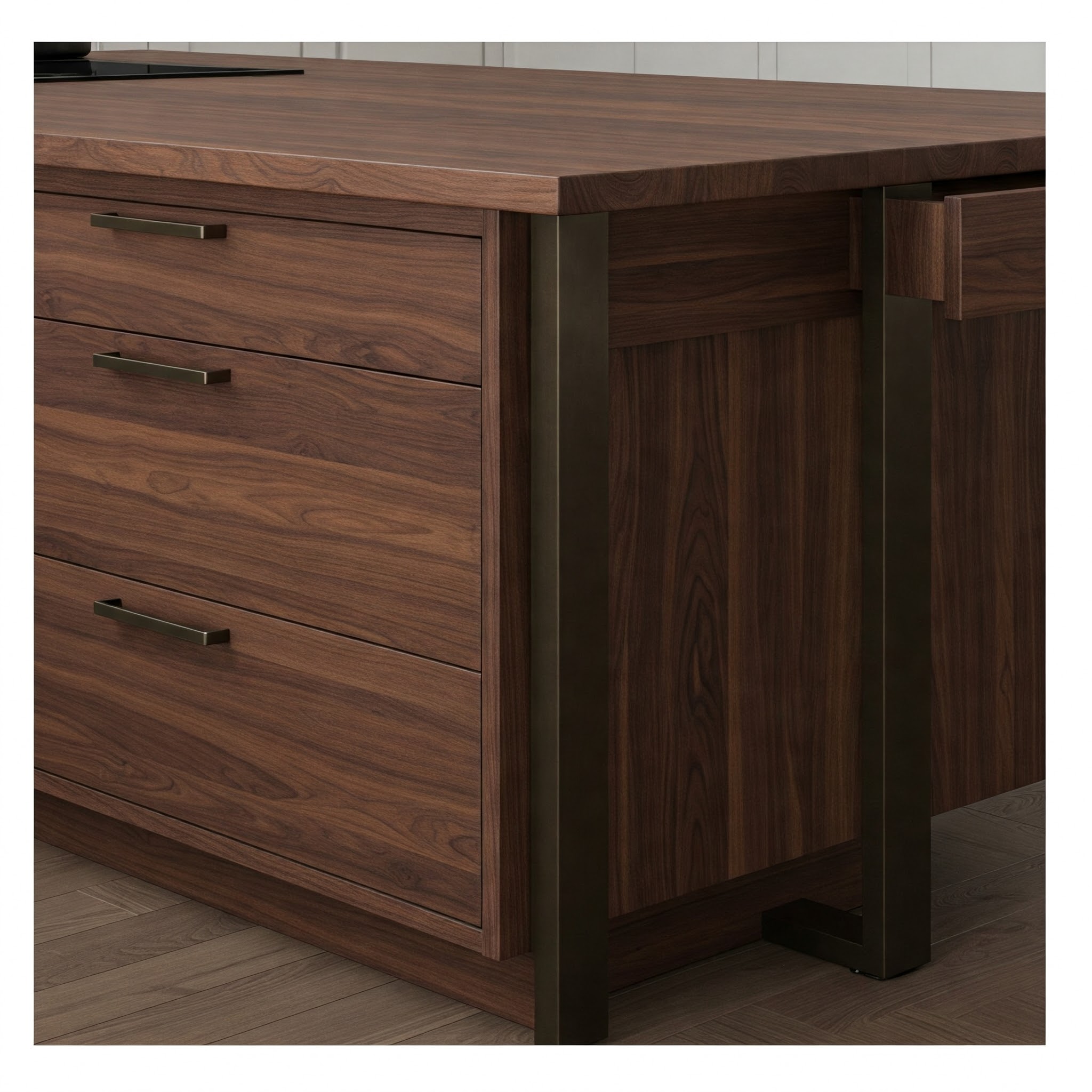 12 Stunning Ideas Stained Wood Kitchen Island Table With Legs For ...