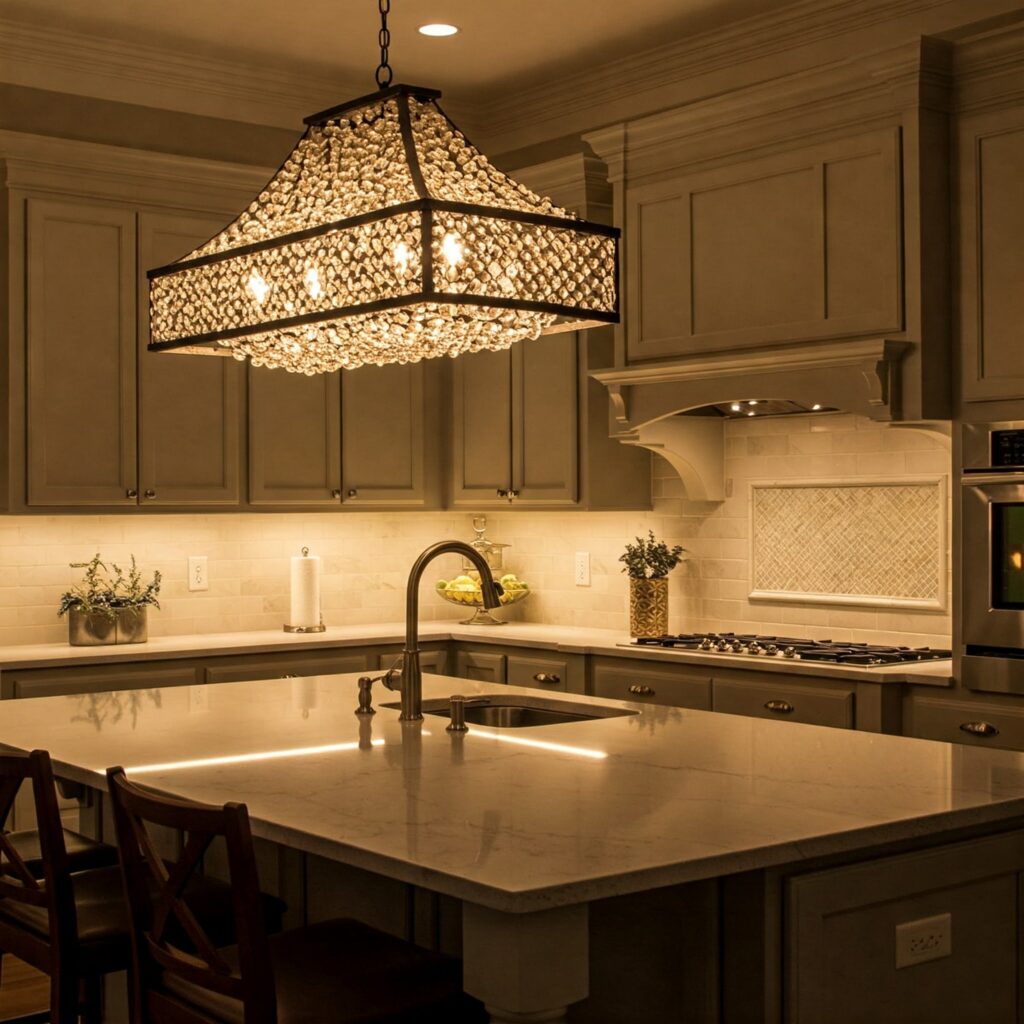 10 Stunning Kitchen Island Chandelier Ideas for Breathtaking Home ...