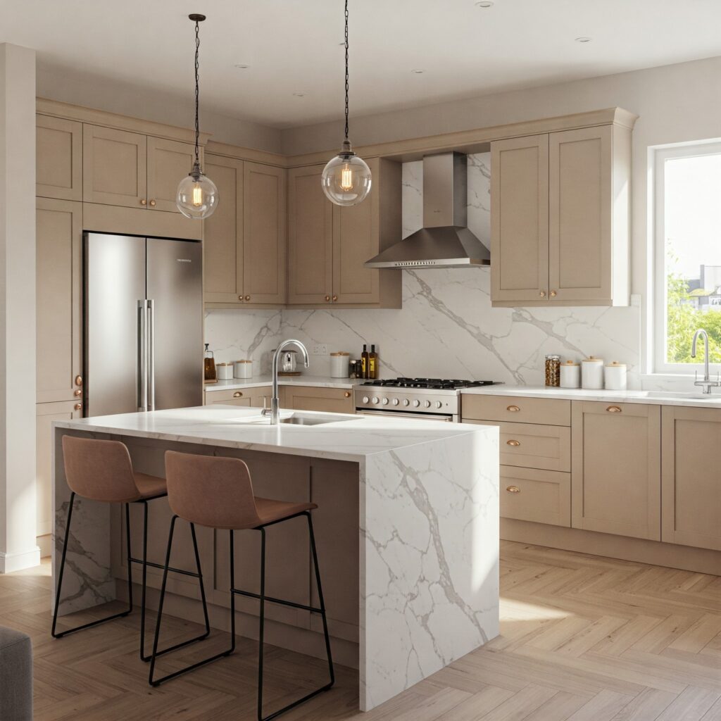 15 Stunning Light Brown Kitchen Cabinets Ideas To Transform Your Home ...